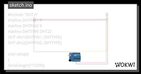 temp humidity wokwi esp32 stm32 arduino simulator