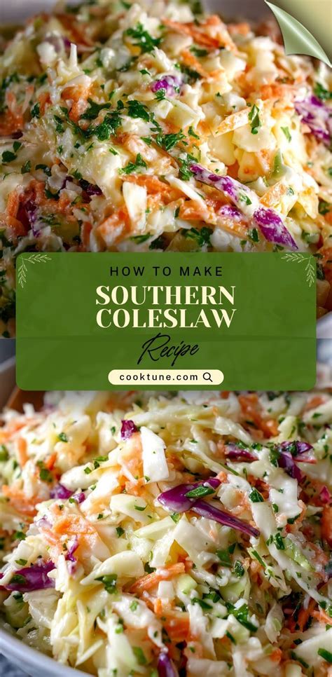 Classic Southern Coleslaw Recipe Youll Love Recipe In 2025