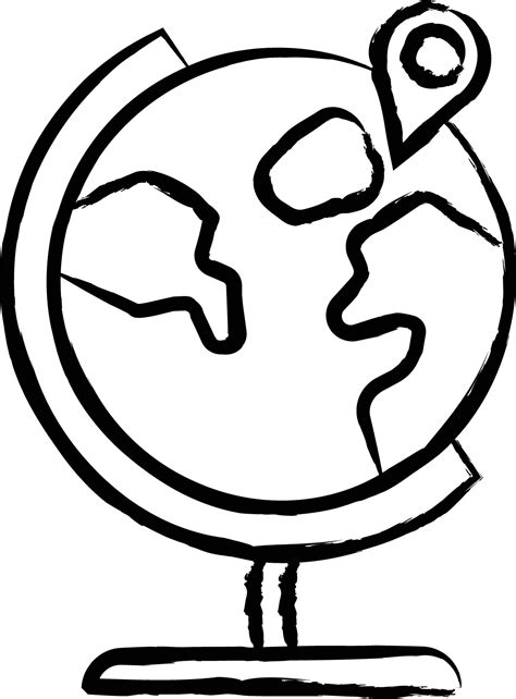 Globe Hand Drawn Vector Illustration 35501354 Vector Art At Vecteezy