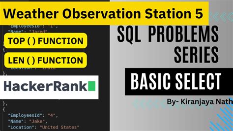How To Solve Data Problems With Sql Kiranjaya Nath Posted On The