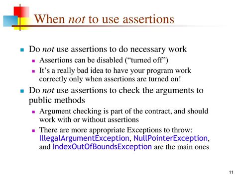 PPT The Assert Statement PowerPoint Presentation Free Download ID 5110006