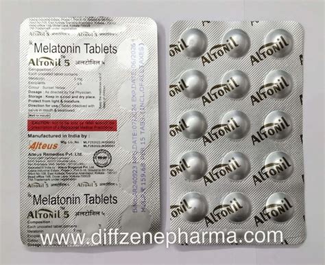 Melatonin 5 Mg Tablet At ₹ 160strip Melatonin Tablet And Capsule In
