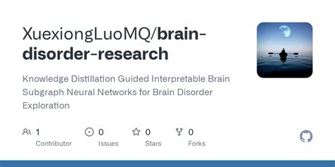 Github Xuexiongluomqbrain Disorder Research Knowledge Distillation Guided Interpretable