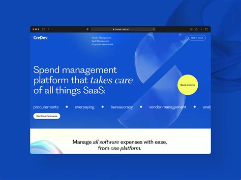 Landing The Sas Platform Elevating User Experience By Daria