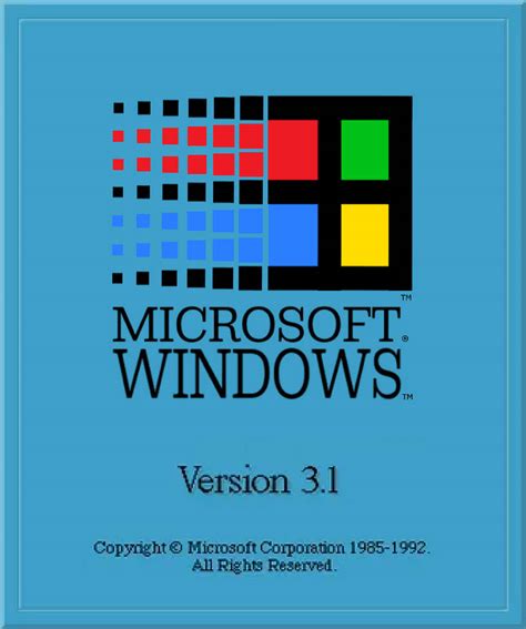 Microsoft Windows 31 1992 Boot Screen Remake By Hebrew2014 On