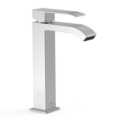 Grifo Monomando De Caño Alto Para Lavabo De La Serie Cuadro Exclusive