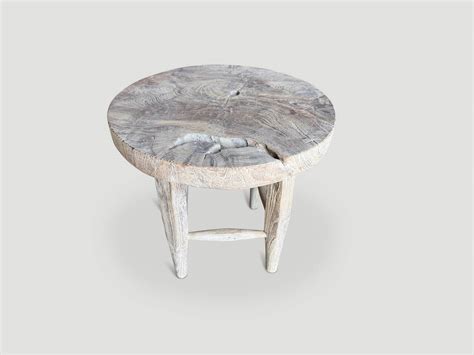 St Barts Round Side Table 3388b Andrianna Shamaris