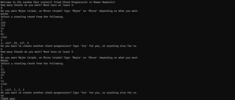 GitHub Pattywest ChordProgressionCSharp A Program That Allows A User To Enter An Amount Of