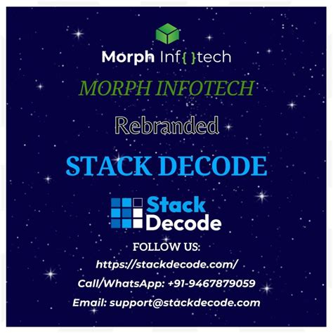 Rebrand Morph Infotech