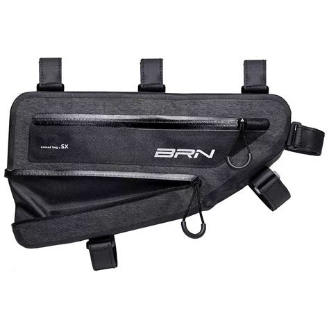 Nomad Bikepacking Extensível Framebag 23l Preto Brn Bernardi Bolsa