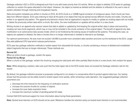 Garbage Collection And Space Reclamation Configuration Best Practices—dell Storage With