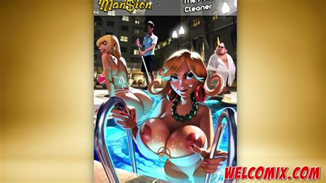 The Pool Cleaner Fucking The Hot Bosses Pleasure Mansion Hentai
