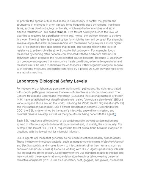 Microbial Control Methods Sterilization And Disinfection Techniques