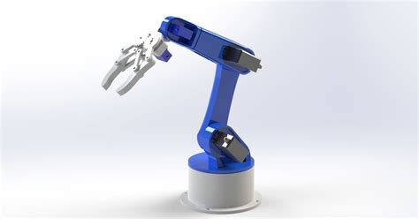 Robotic Arm 3d Model Using Solidworks