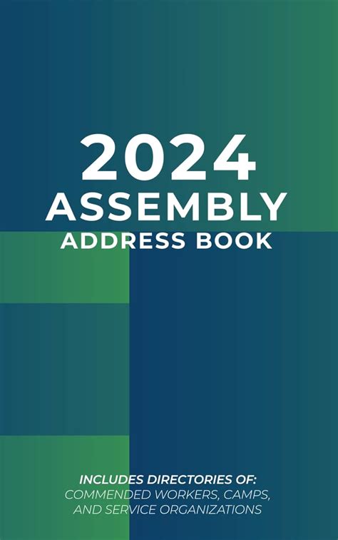 2024 Assembly Address Book Worldwide Emmaus 9798320989266 Amazon