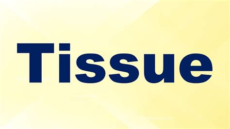 Tissue Definition And Example I Biology Youtube