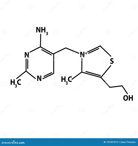 Vitamin B1 Thiamine Molecular Chemical Formula Useful Properties Of Vitamin Infographics