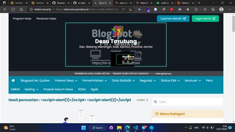 Keamaan Form Xss Reflected · Issue 6026 · Opensidopensid · Github