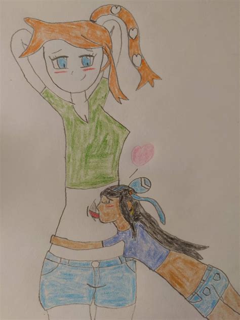 Sonia X Nessa Belly Button Worship 2 By Goodman2025 On Deviantart