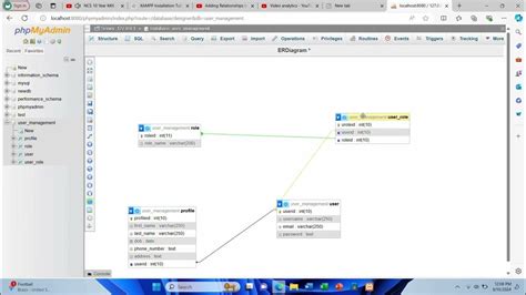 How To Add Relationships To Database Tables In Phpmyadmin Youtube