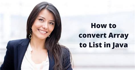 How To Convert Array To List In Java Rjavaprogramming