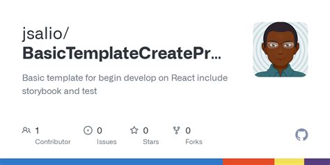 GitHub Jsalio BasicTemplateCreateProjectOnReact Basic Template For Begin Develop On React