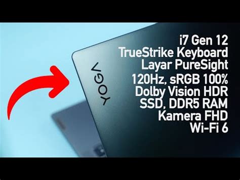 Laptop Buat Kerja Hiburan Lenovo Yoga Slim 7i Pro X