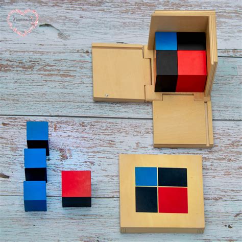 Binomial Cube Montessori Sensorial