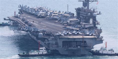 U S Sends Warplanes Ships To The Middle East In Warning To Iran Wsj