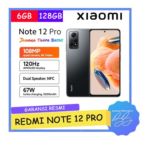 Jual Xiaomi Redmi Note Pro Gb Gb Garansi Resmi Di Seller Barubuka Official Store