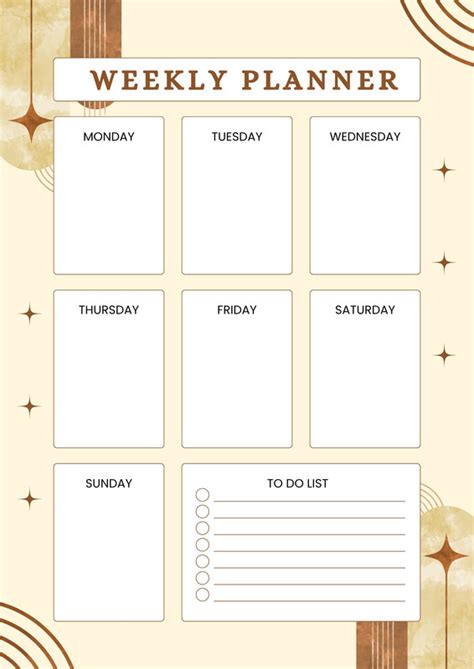 Page 8 Free Custom Printable Aesthetic Planner Templates Canva