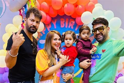 Kapil Sharma Hosts Colourful Bash On Son Trishaans Birthday Jasbir