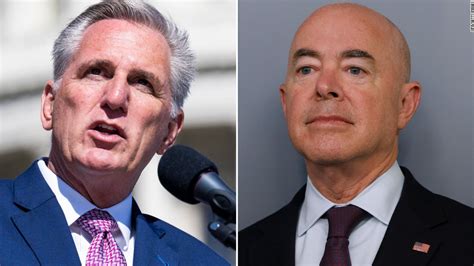 House Gop Amps Up Talk About Impeaching Bidens Border Chief Posing A