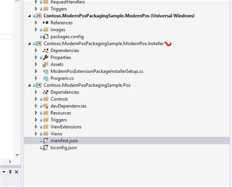 single installer for multiple extensions for pos · issue 63