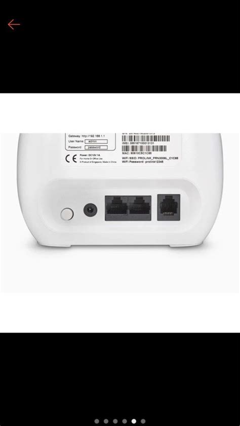 For Home Office Livestream] Prolink 4g Lte Wireless Router With Voice Support Landline With