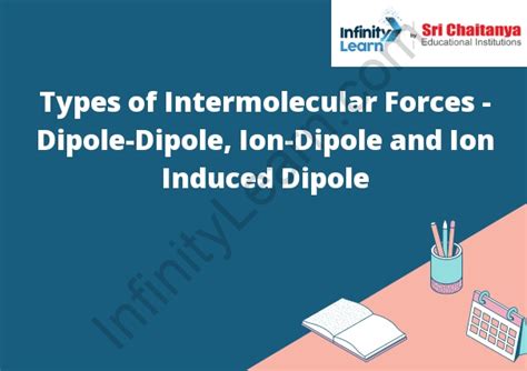Types Of Intermolecular Forces Dipole Dipole Ion Dipole And Ion
