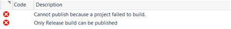 Allow Only Release Build To Be Published Net Development By Eric