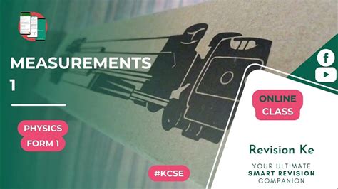 Measurements 1 Intro Form 1 Physics Kcse Revision Youtube