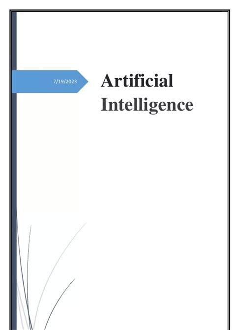 Comprehensive Exploration Of Artificial Intelligence State Space