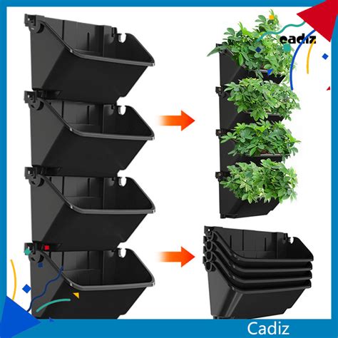 Cad Vertical Garden Planter 350ml Self Watering Flower Pot Hanging Wall