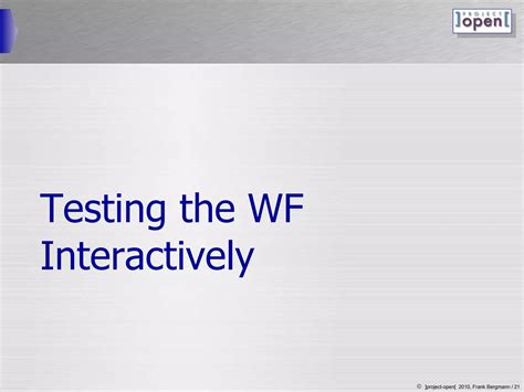 Project Open Workflow Developer Tutorial Part 2 Ppt
