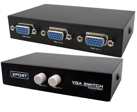 CLASSYTEK VGA Splitter In Out Port Video Splitter For PC Computer To TV Monitor