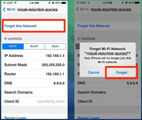How To Forget Wi Fi Networks On Iphone Ipad To Stop From Re Joining
