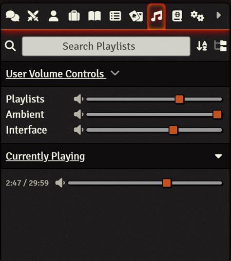 Hide Playback Foundry Virtual Tabletop
