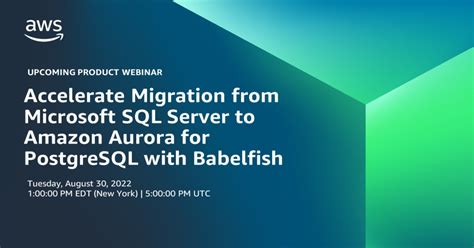 Aws Databases And Analytics On Linkedin Accelerate Migration From Microsoft Sql Server To Amazon