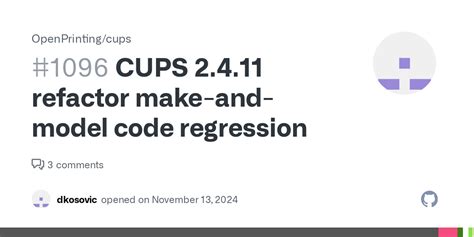 Cups 2411 Refactor Make And Model Code Regression · Issue 1096