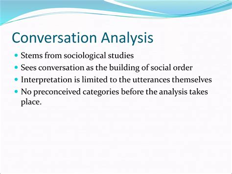 Discourse Analysis Ppt