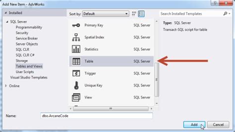 Sql Server Data Tools In Visual Studio Table Designer Arcane Code
