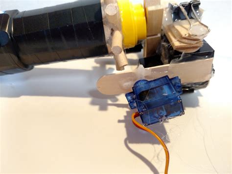 Rubber Band Gatling Gun Turret Arduino 12 Steps Instructables