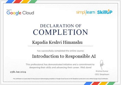 Keshvi Kapadia On Linkedin Kapadia Keshvi Himanshu Has Successfully Completed The Introduction To